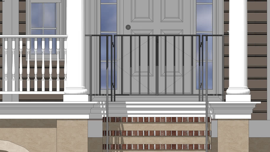 Front Entry Stair | 3D Warehouse