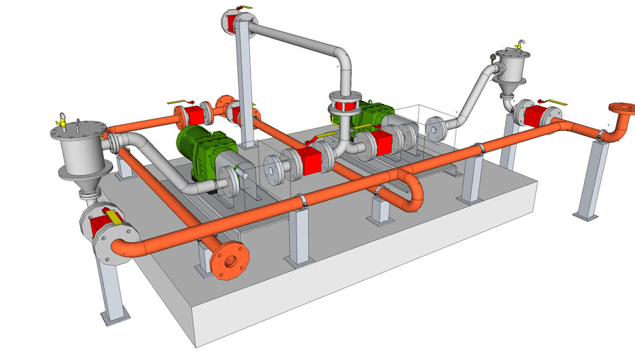 Booster pumps | 3D Warehouse