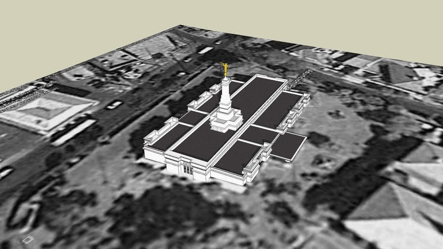 LDS. Templo Mormon, Asunción Paraguay 112 th. operating Temple | 3D ...