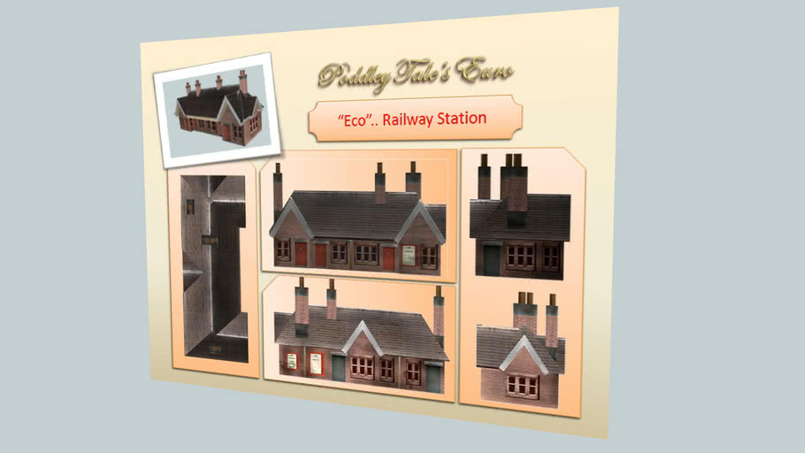 'Eco Rail Track'... 'Railway Station'.. 'Templates!'... Old Steam Days ...