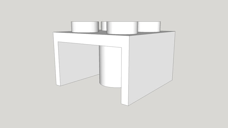 2x2 lego dimensions | 3D Warehouse