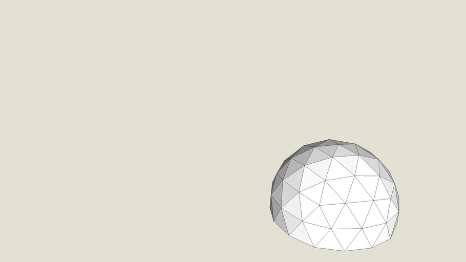Geodesic dome | 3D Warehouse