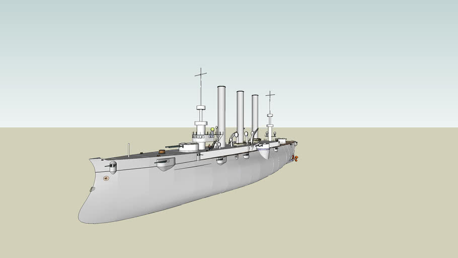 USS Brooklyn CA-3 | 3D Warehouse