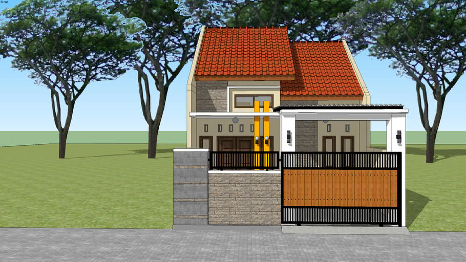 RUMAH TYPE 48 GEDOG BLITAR | 3D Warehouse