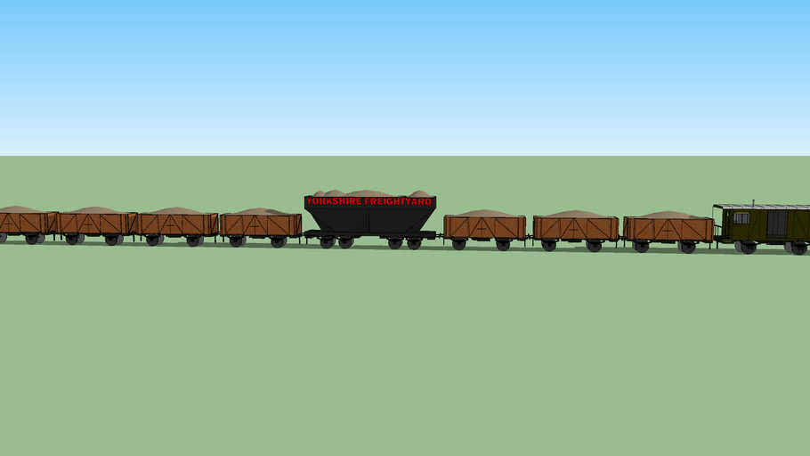 freight train | 3D Warehouse