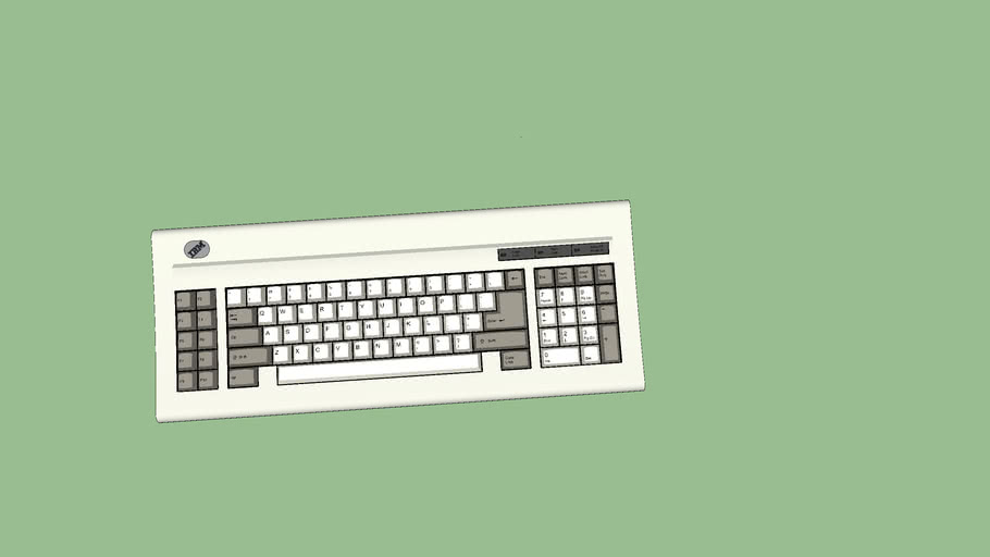 IBM Model M keyboard | 3D Warehouse