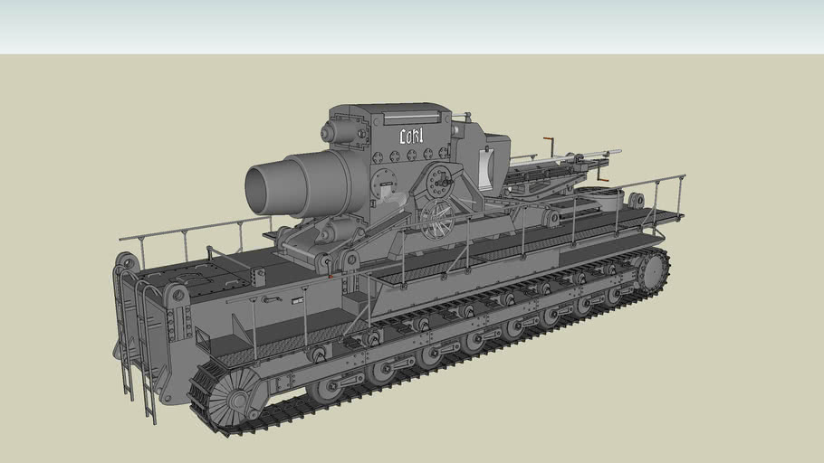 Morser Karl Gerat | 3D Warehouse