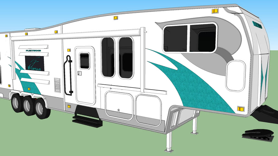 Fleetwood 5th wheel toy hauler | 3D Warehouse