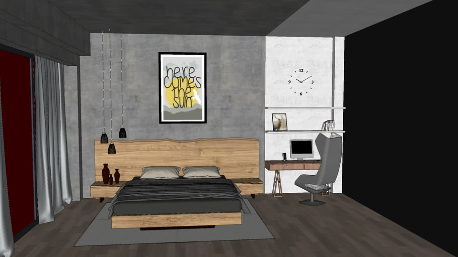 CUARTO MODERNO AILY | 3D Warehouse