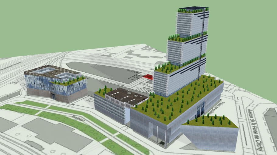 TGI, Tribunal de Grande Instance de Paris | 3D Warehouse