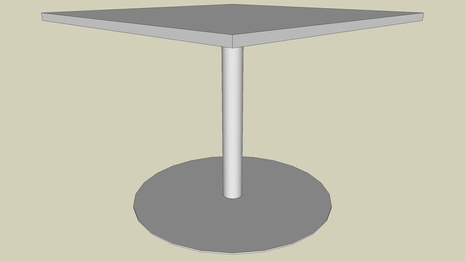 square table | 3D Warehouse