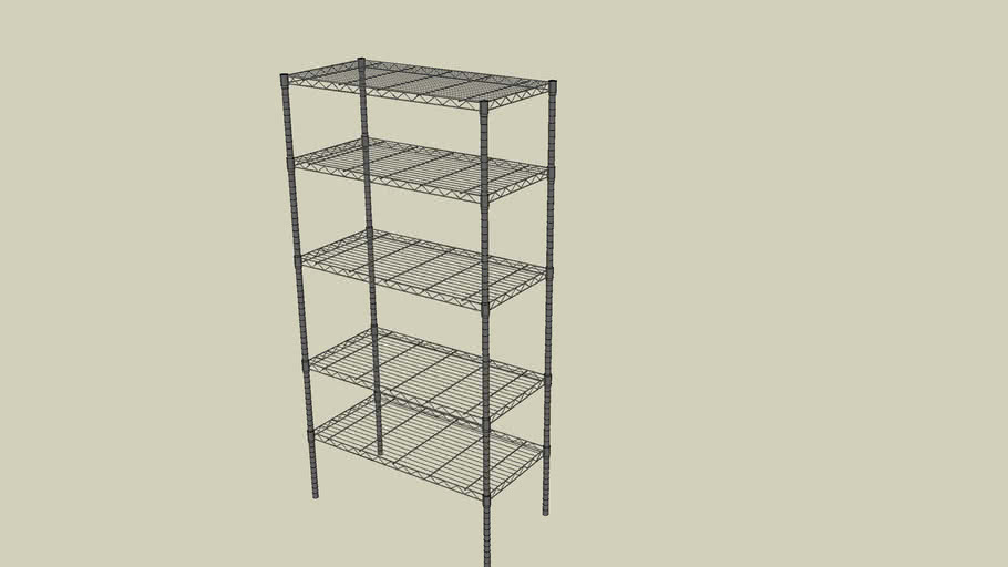 wire shelf | 3D Warehouse