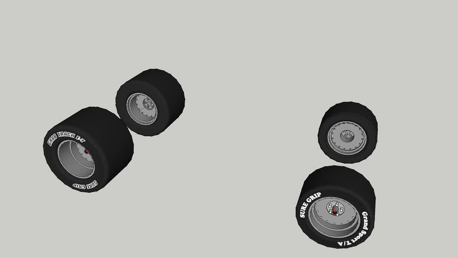 Drag Racing tires | 3D Warehouse