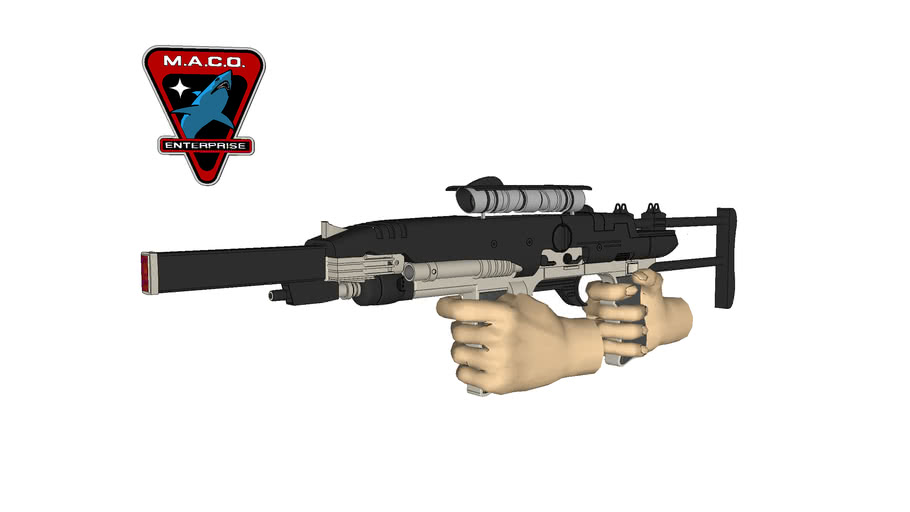 Star Trek Weapons - Enterprise Series - M.A.C.O. Pulse Rifle - Sniper ...