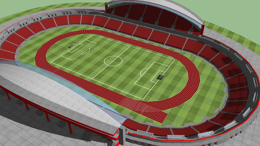 Athletic And Football Stadium | 3D Warehouse