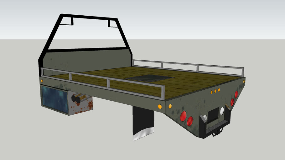 Old Pickup flatbed | 3D Warehouse