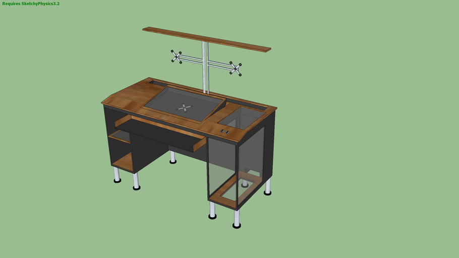 Computer Desk V2 | 3D Warehouse