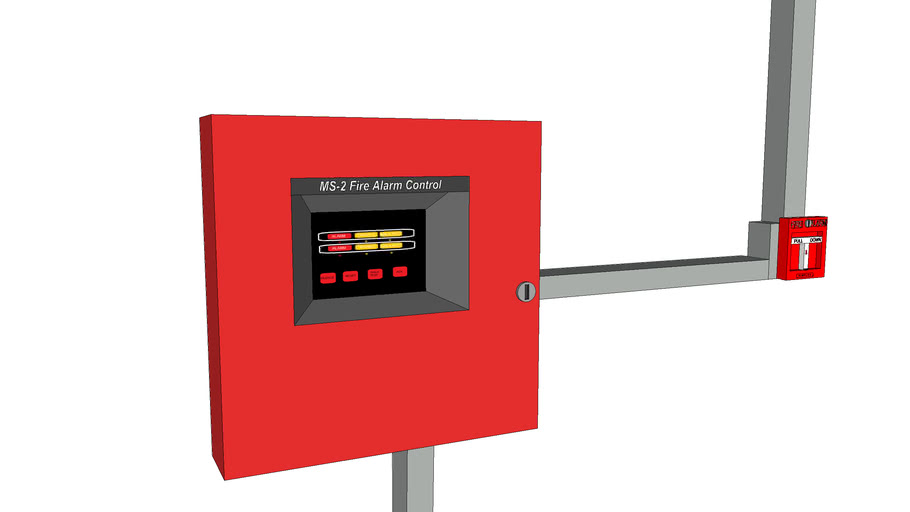 Current Fire Alarm System | 3D Warehouse