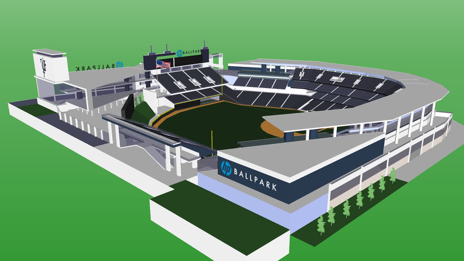 Major League Baseball Stadium | 3D Warehouse