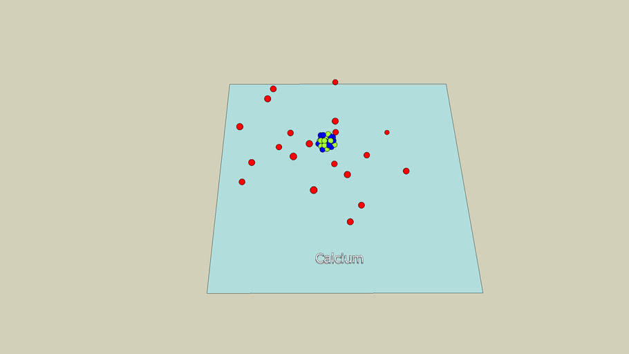 Calcium Atom Model 3d Calcium Bohr Model How To Draw Bohr Diagram