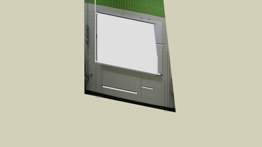 Sliding White board | 3D Warehouse