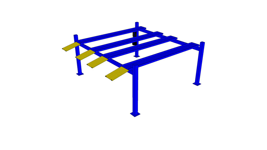 Four Car Lift | 3D Warehouse