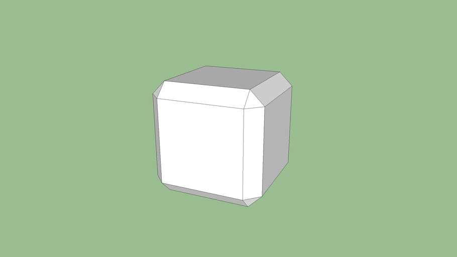 Rounded cube (edges) | 3D Warehouse