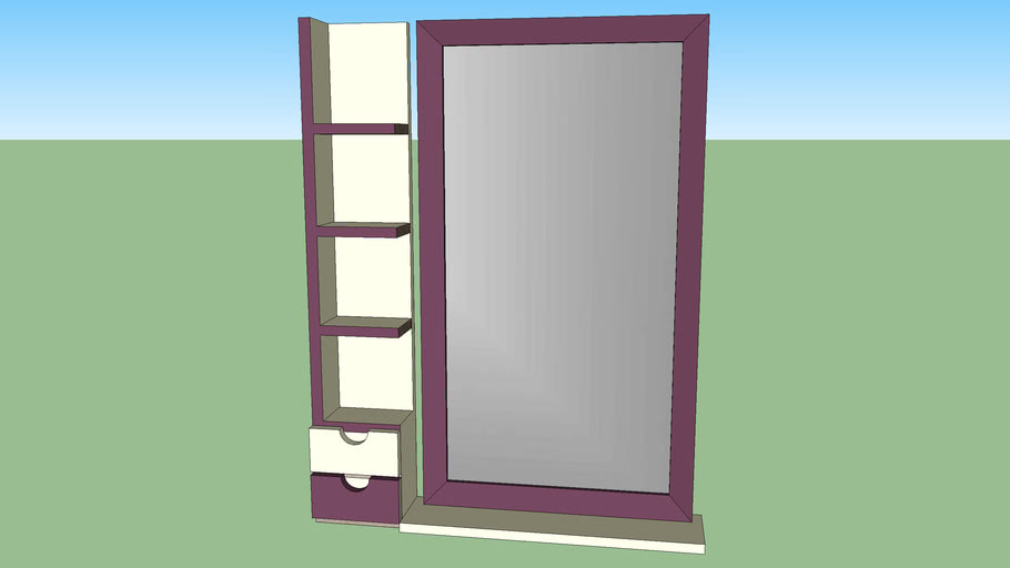wall mount dressing unit | 3D Warehouse