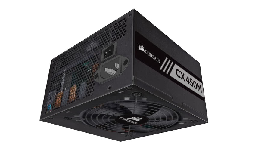 Corsair CX450M Computer Power Supply | 3D Warehouse