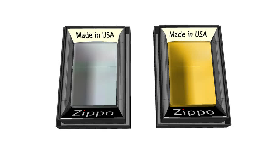 Paper Based Zippo Box | 3D Warehouse