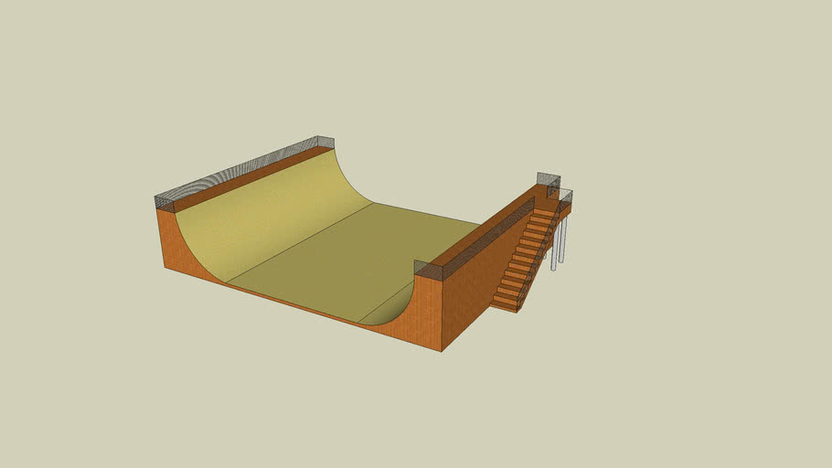 vert halfpipe | 3D Warehouse