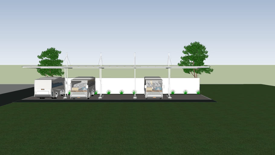 bus parkir cok | 3D Warehouse