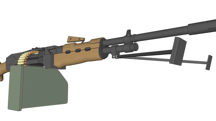 249 SAW ,RPD ,RPK ,PKP ,PKM HYBRID LMG | 3D Warehouse