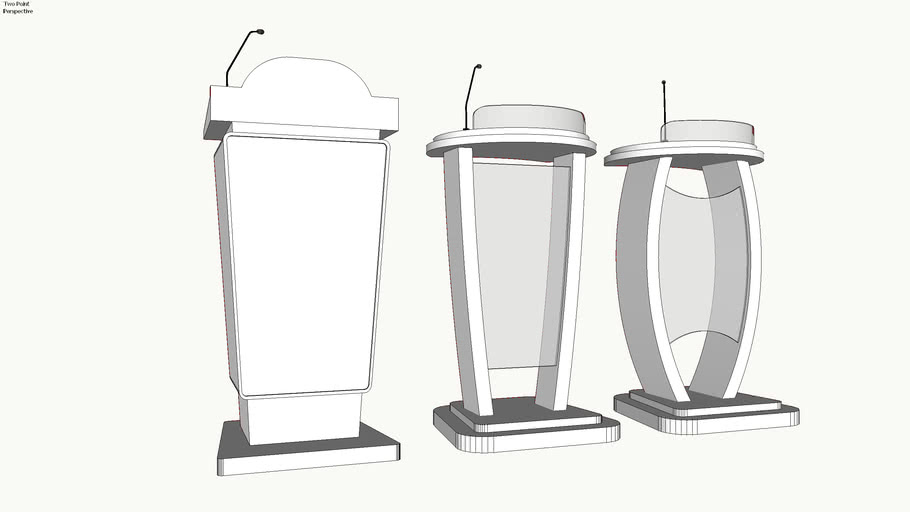 Stage podium | 3D Warehouse