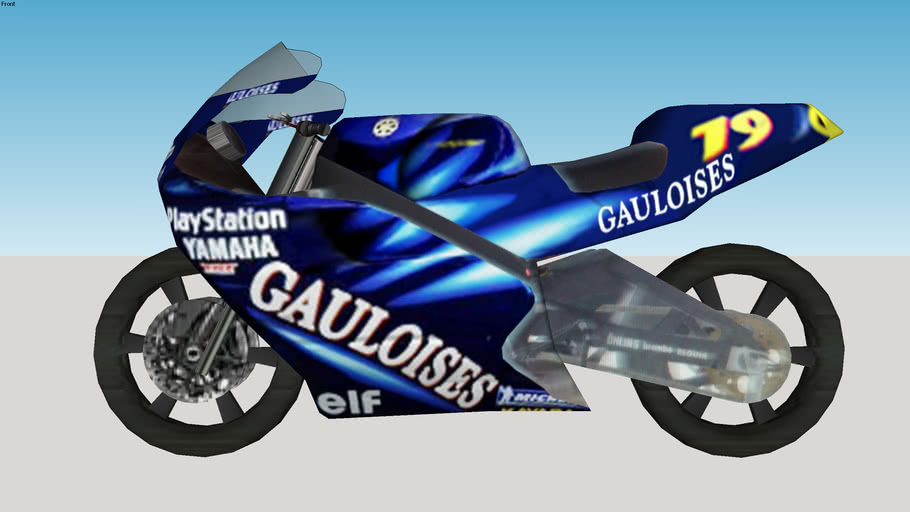 Yamaha YZR 500 Gauloises Yamaha Tech 3 2001 | 3D Warehouse