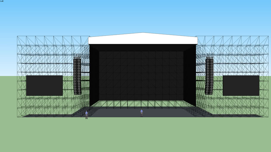 Stage Rigging Tent | 3D Warehouse