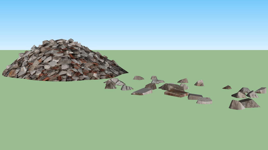 Debris pile set 6 | 3D Warehouse