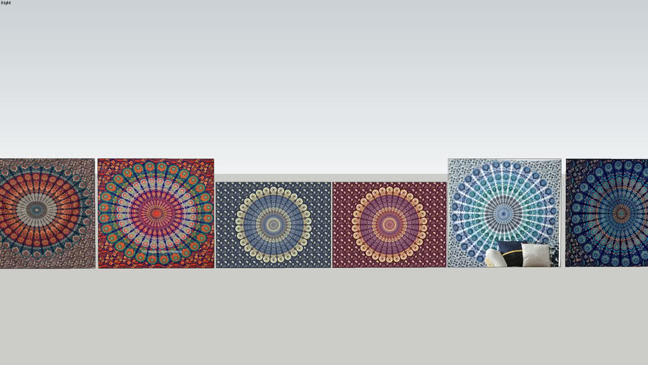 mandala tapestry | 3D Warehouse