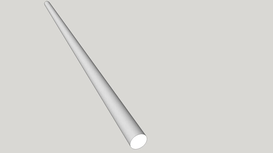 8mmX320mm smooth rod | 3D Warehouse