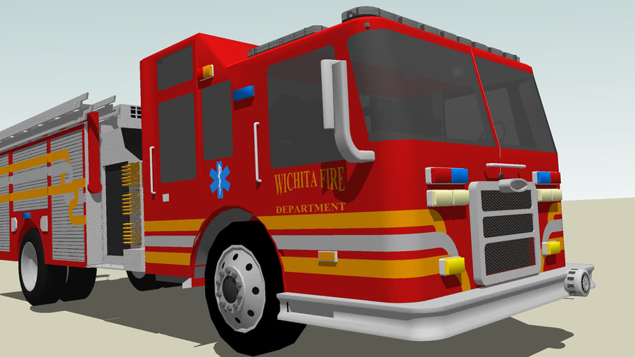 Wichita Fire Engine - unfinished | 3D Warehouse