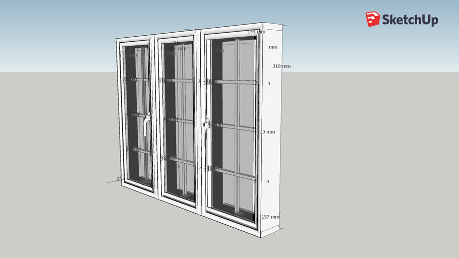 Window (UPVC) Georgian 1430 mm x 1130 mm | 3D Warehouse