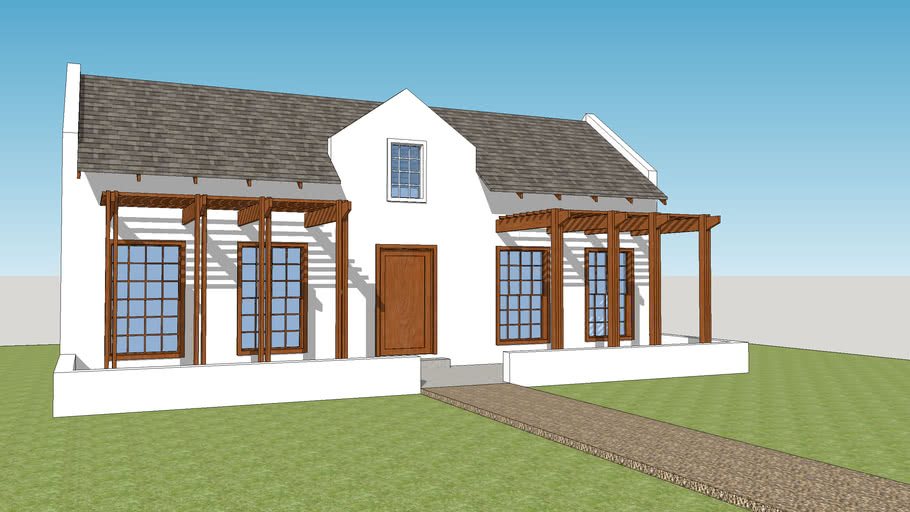 cape dutch cottage | 3D Warehouse