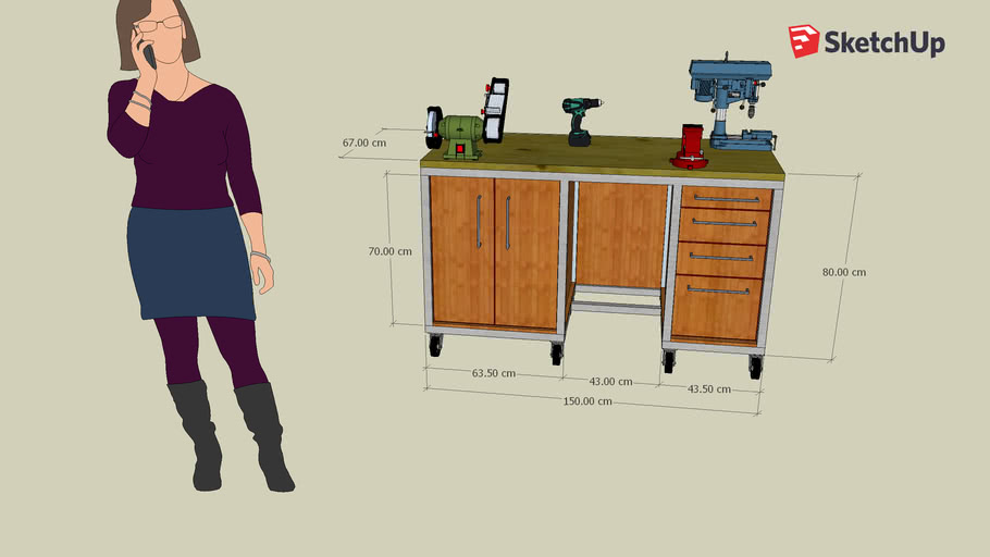Work bench | 3D Warehouse