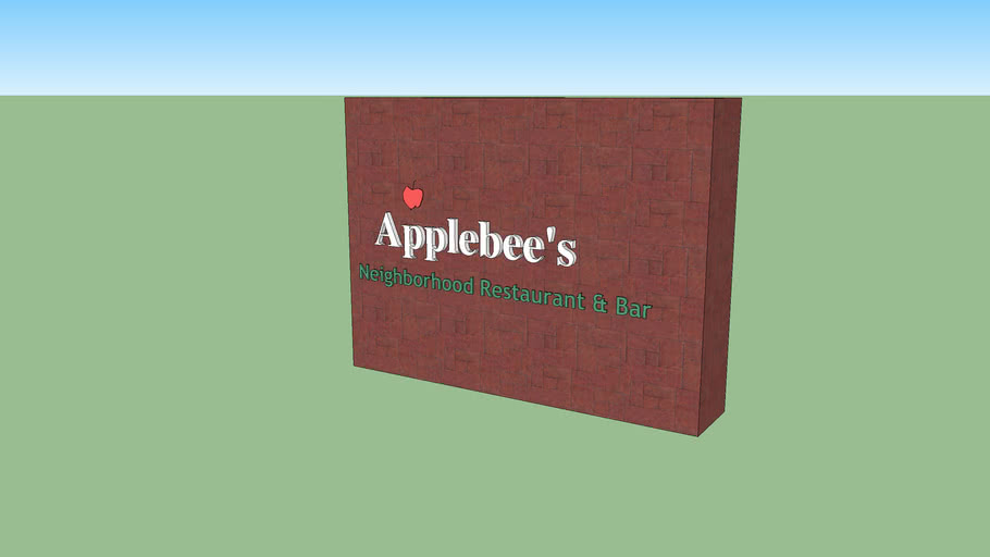 Applebee's Restaurant Sign | 3D Warehouse