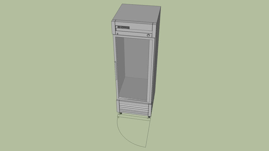 Glass Door Freezer | 3D Warehouse
