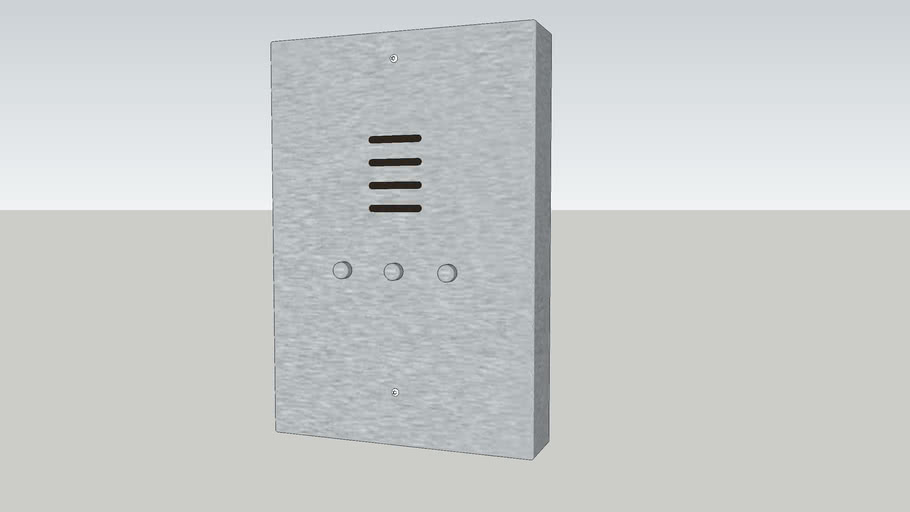 Analog Intercom Panel | 3D Warehouse