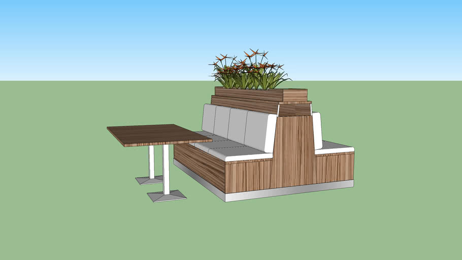 caffe2 set with table | 3D Warehouse