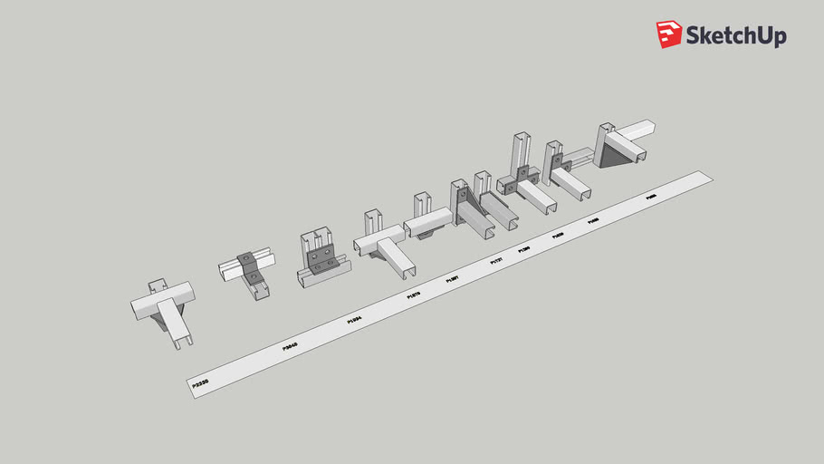 Unistrut Examples | 3D Warehouse