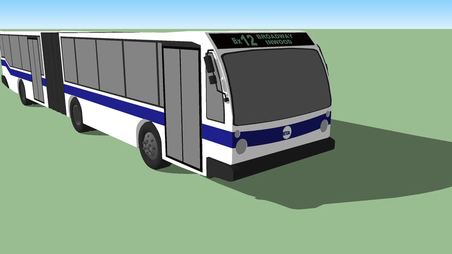 New York NOVA LFS Articulated Bus | 3D Warehouse