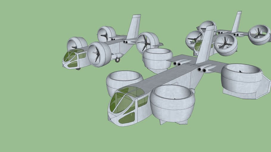 Bell X-22 | 3D Warehouse